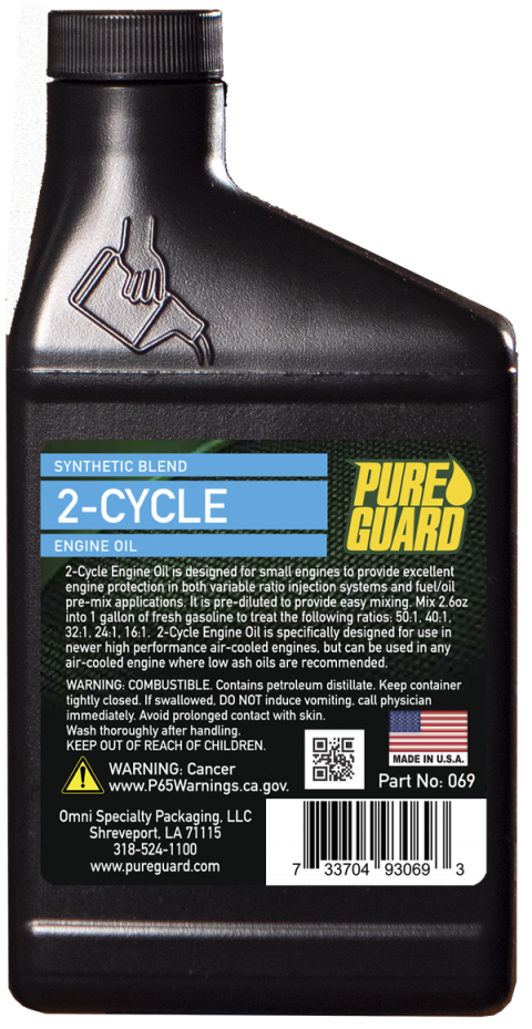 Synthetic Blend 2 cycle Engine Oil - PureGuard