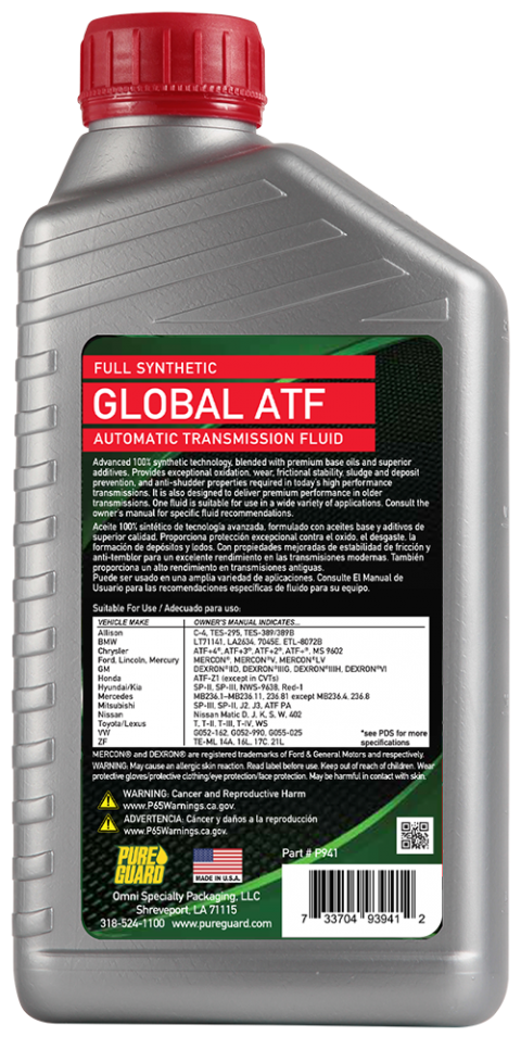 Full Synthetic Global ATF - PureGuard